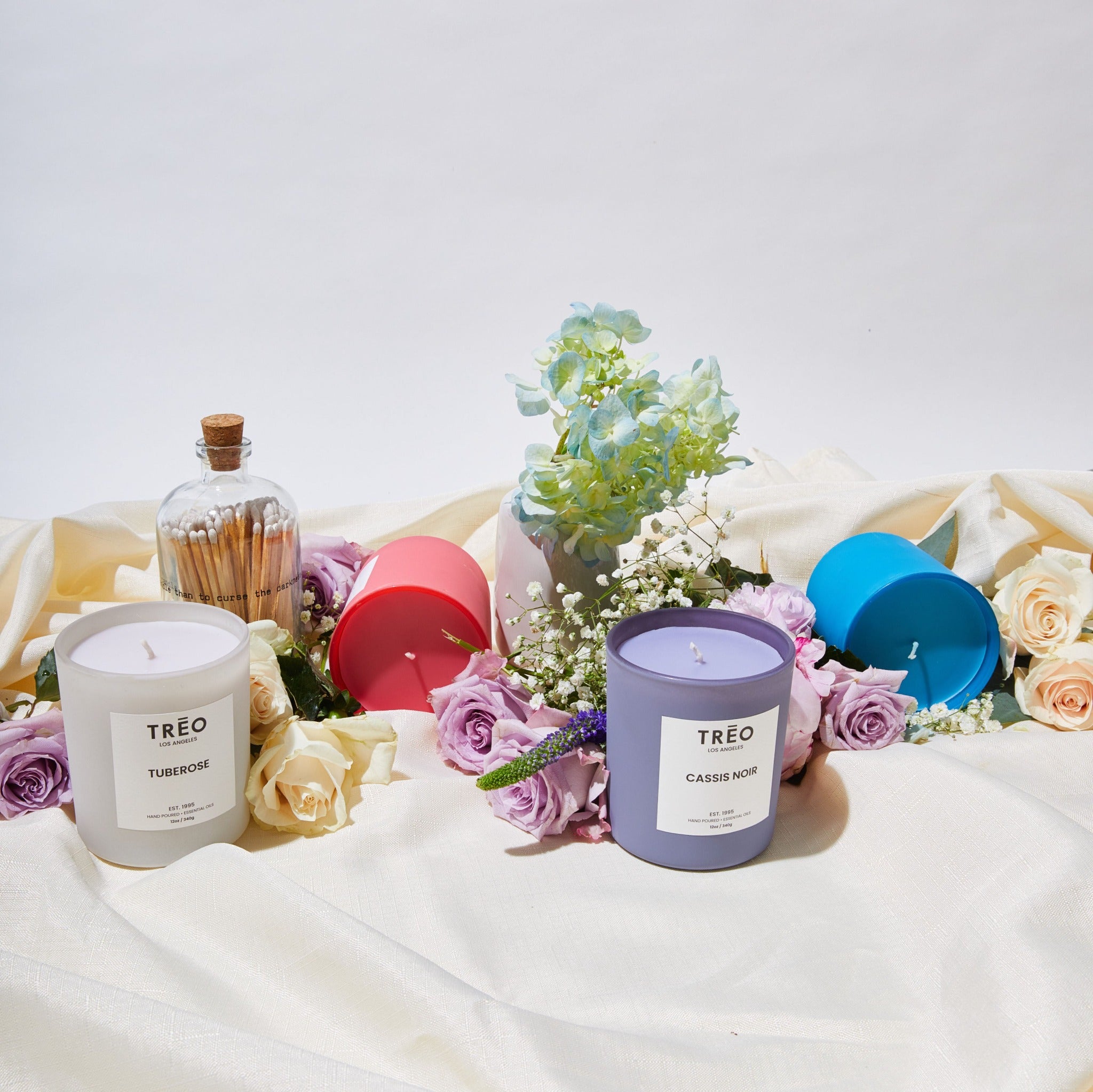 Basil + Grass Scented Candle | Fresh & Earthy Fragrance | TRĒO